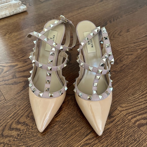 Kaitlyn Pan | Shoes | Kaitlyn Pan Stud Heels | Poshmark